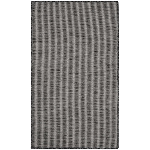 Lark Manor Tapis intérieur / extérieur gris anthracite Alonie et Commentaires - Wayfair Canada